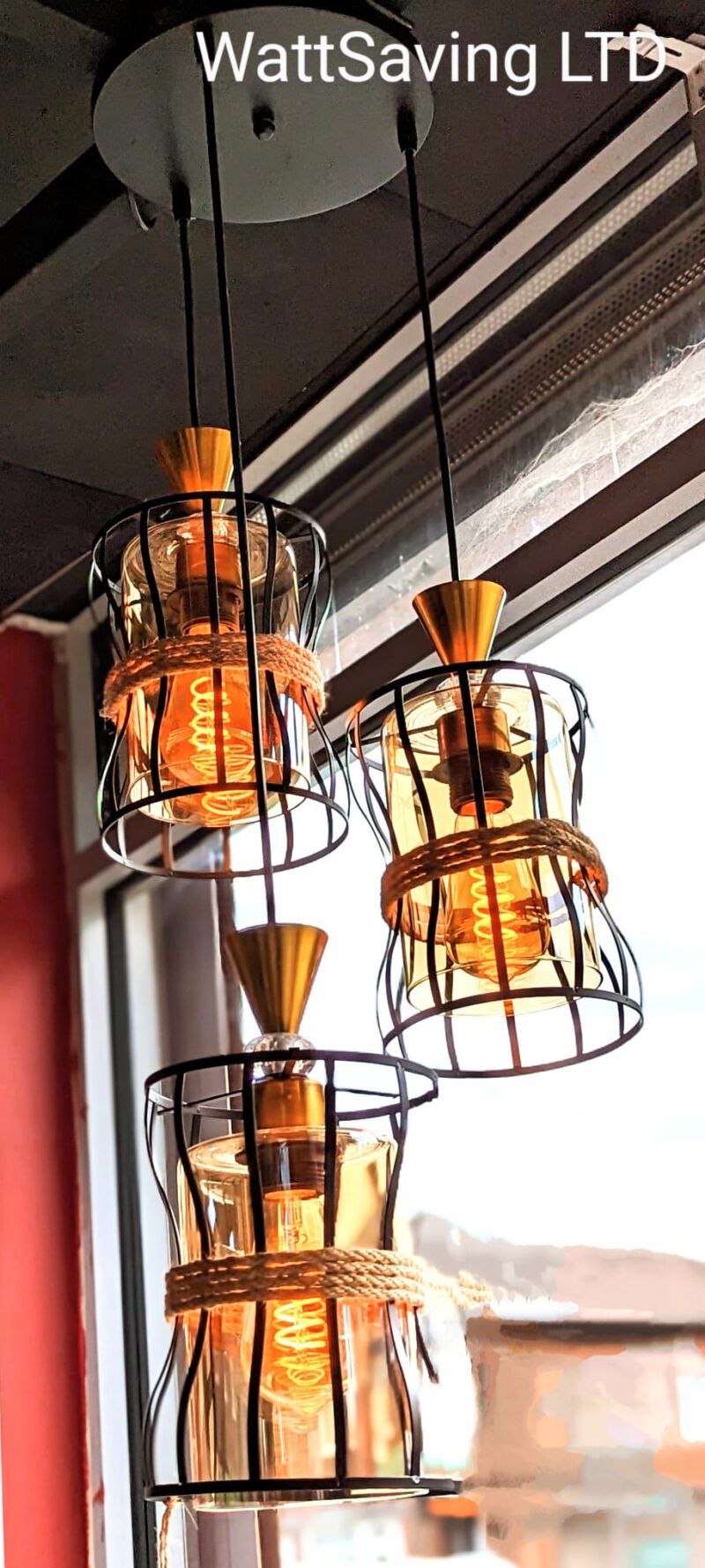 Luxury Set Of 3 Hourglass Drop Down Light – Wattsaving